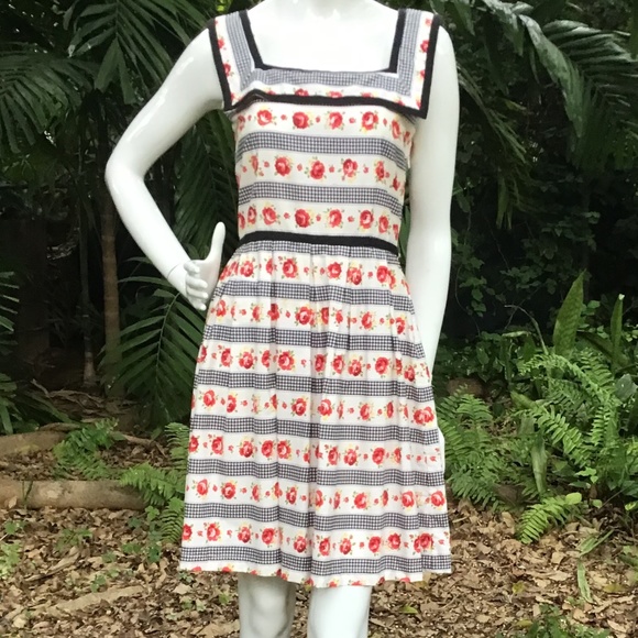 Trollied Dolly | Dresses | Vintage Trollied Dolly Cotton Dress | Poshmark